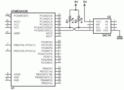 Programming AVR I2C interface - Embedds